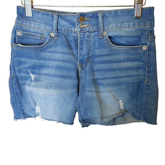 No Boundaries | Shorts | Nobo No Boundaries Womens 7 Blue Cut Off Denim ...